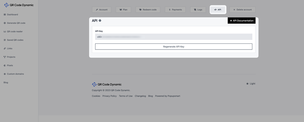 How to Get Your API Key on QRCodeDynamic